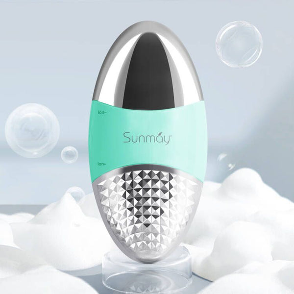 Sunmay Oval Sonic Facial Cleansing Brush with Ionic Tool - EU, U.S. St
